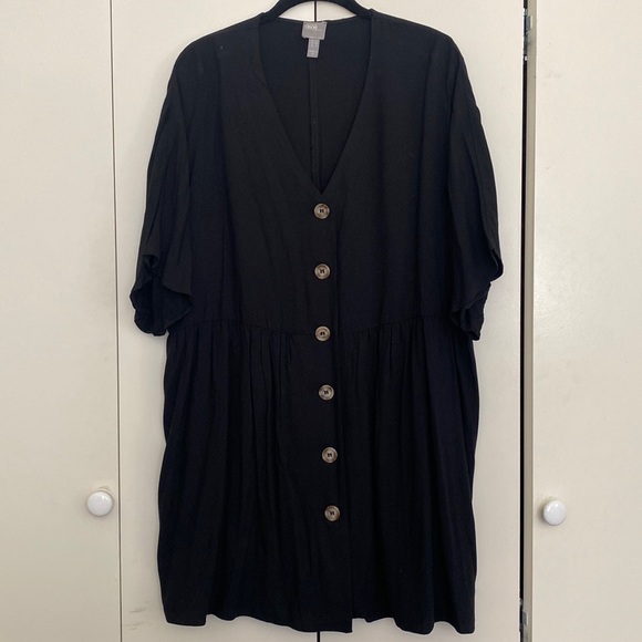ASOS | Dresses | Asos Black Oversized Flowy Dress | Poshmark
